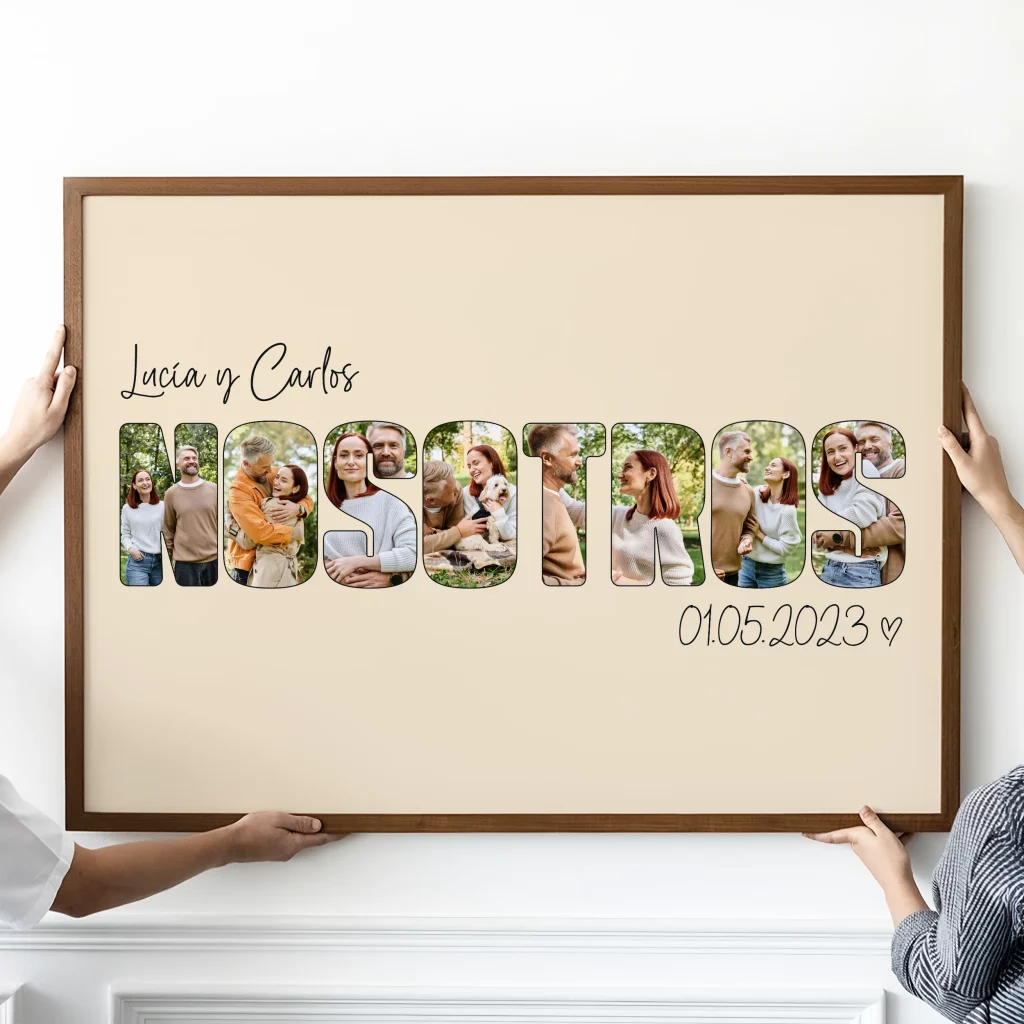 Nosotros - Collage de letras - Positive Prints