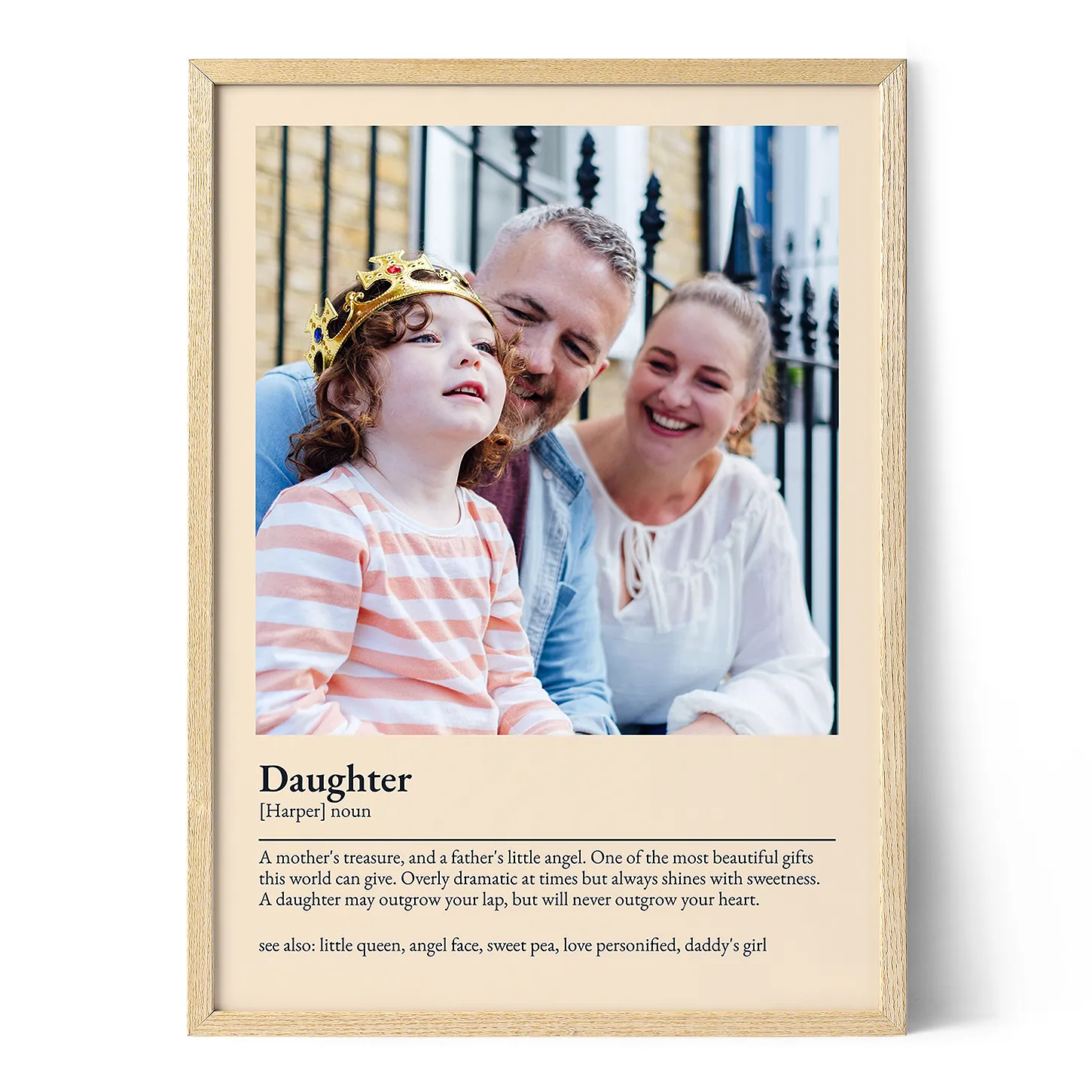 Daughter Definition Poster - Positive Prints