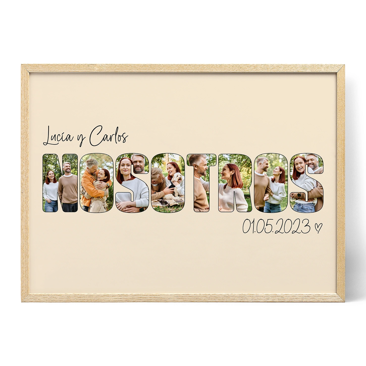 Nosotros - Collage de letras - Positive Prints