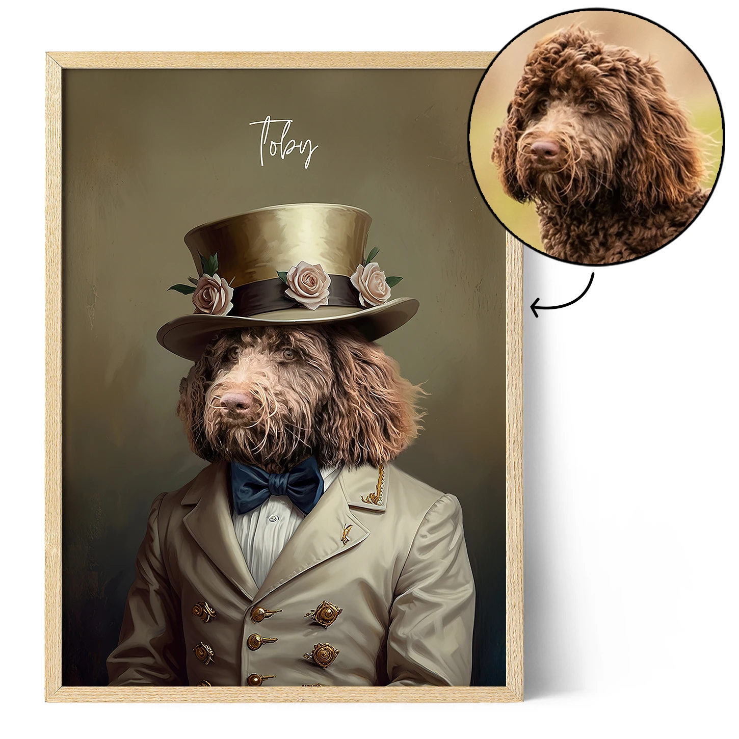Retrato Real de perro - Positive Prints